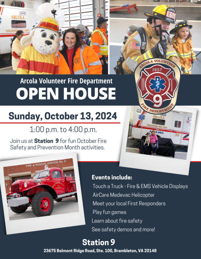 Join us for our Open House 2024 at Station 9 - Arcola Volunteer Fire ...